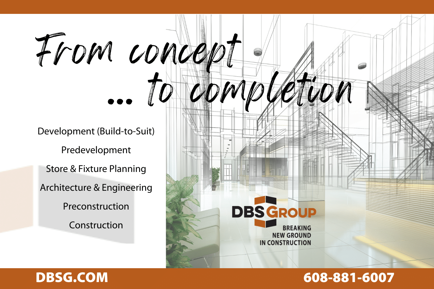 From concept to completion: DBS Group services
